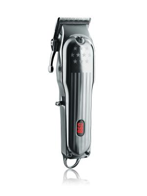 China Metal Professional Hair Clipper Electrical Rechargeable Plug And Play 2000mAh Lithium Battery LED Display For Salon for sale