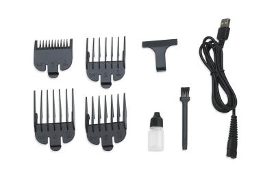 China Metal Professional Hair Clipper Electrical Rechargeable Plug And Play 2000mAh Lithium Battery LED Display For Salon for sale