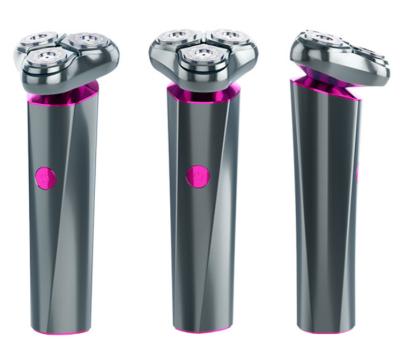 China Usb Battery Beard Trimmer 3 In 1 Double Sided Curved Blade Net for sale