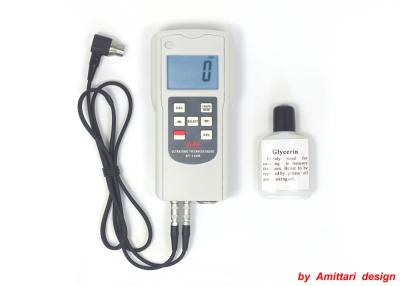 China High Resolution 0.01 Portable Ultrasonic thickness gauge meter for steel for sale
