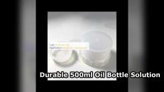 Durable 500ml HDPE Engine Oil Bottle Packaging Solution
