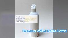 250ml HDPE Lotion Bottle With Flip Top Cap