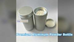 90g Aluminum Powder Bottle Premium Cosmetic Packaging