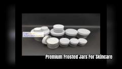 Premium Frosted PET Cosmetic Jars for Skincare Brands