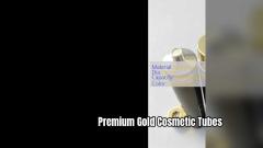 Premium Gold Cosmetic Tube Packaging D30mm and D25mm