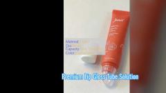 D19mm Lip Gloss Tube With TPE Applicator For Cosmetic Brands