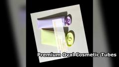 Oval Cosmetic Tube for Sunscreen and BB Cream Packaging