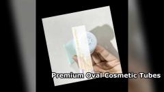 Premium Oval Cosmetic Tubes for Sunscreen and BB Cream
