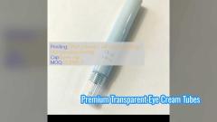 D19mm Transparent PETG Eye Cream Tube Packaging Solution