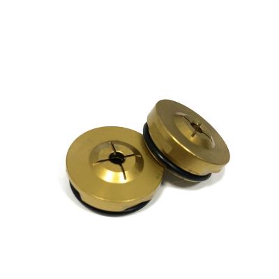Cina Metal Small Hole with Slotted Pressure Foot Insert used for Hitachi Machines OEM Available in vendita