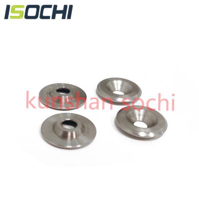 China Large multi insert,pressure foot disk OEM/ODM Stainless steel titanium plating pressure foot insulator for sale