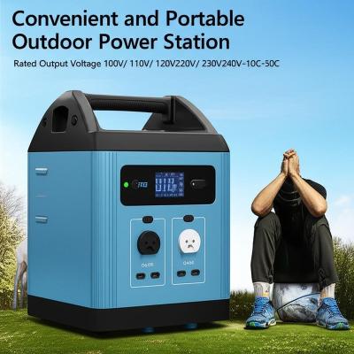 China Portable Outdoor Power Station with 500W AC Output 12V DC Output and Lightweight 13.32 Lbs Design for sale