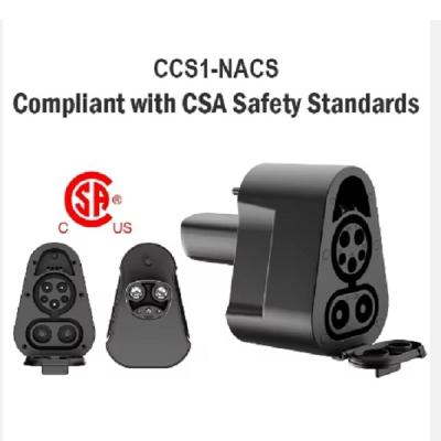 China EV Charger Adapter CCS1 to NACS DC Adapter 2.0 Compatible with Tesla Enables Fast Charging up to 300kW for Road Trips and Travel for sale