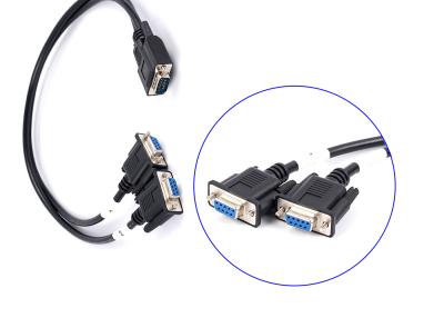 China PVC Jacket Tinned Copper 260mm DB9 Serial Cable for sale