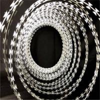China 2.5mm Galvanized Anti Climb Barbed Razor Wire for Protective Construction for sale