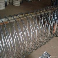 China 2.5mm Galvanized Anti Climb Barbed Razor Wire for Protective Construction for sale