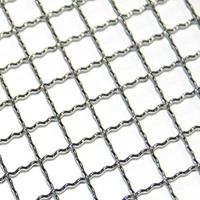 China Galvanized Crimped Wire Mesh Screen with Corrosion Resistance and Square Hole in 1-30m Length for sale