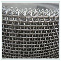 China Galvanized Crimped Wire Mesh Screen with Corrosion Resistance and Square Hole in 1-30m Length for sale