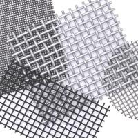 China Galvanized Crimped Wire Mesh Screen with Corrosion Resistance and Square Hole in 1-30m Length for sale