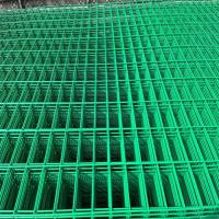 China Black PVC Coated Customsized Welded Wire Mesh Sheets with Square or Rectangle Hole for Construction for sale