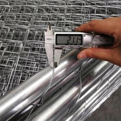 China 8ft Galvanized Chain Link Security Wire Fence 8ft Chain Link Security Wire Fence for sale