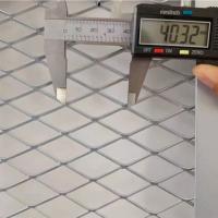 China Custom Cut Expanded Metal Mesh Facade Cladding with Square Hole and Low Carbon Steel Decorative Screen for sale