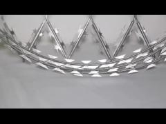 BTO-10 BTO-12 Razor Blade Fencing Wire Anti Climb Barbed Wire