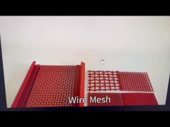 Woven Wire Mesh Long Service Life Bullet PVC Anti Rust Crimped Wire Mesh