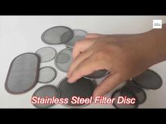 weave stainless steel filter disc metal wire mesh filter disc non rusting