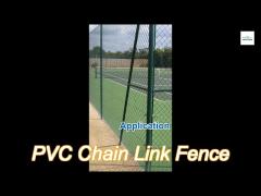 50mmx50mm vinyl coated steel chain link fence diamond 8 foot easy install