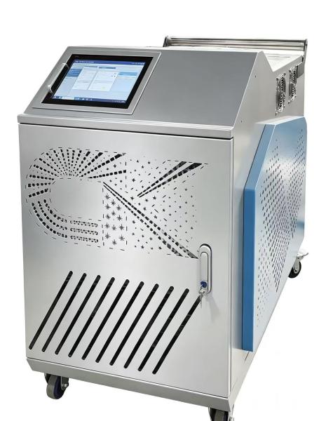 Quality 500W Output PLC Touch Screen Laser Cleaning Machine For Industrial Treatment for sale