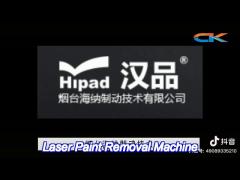 handheld portable laser paint remover 10 m²hour speed 220v 50hz for surface cleaning