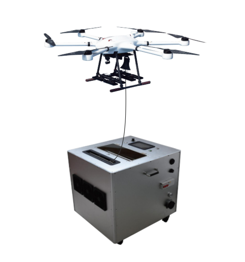 Airfly Tethered Drone Relay Platform System