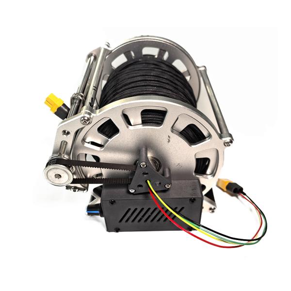 Quality 2.3mm Diameter Tethered Drone Winch Usable At Altitudes Up To 5000m for sale