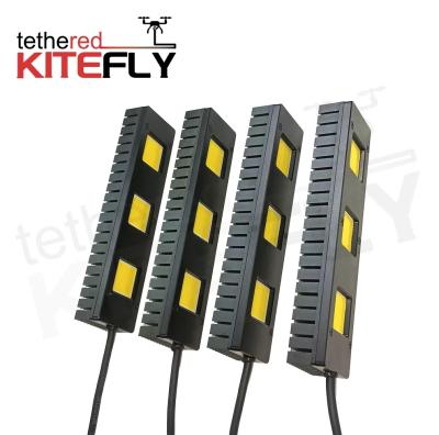 중국 테더 드론 조명 시스템 조명 스트립 80000lm 고휘도 출력 판매용