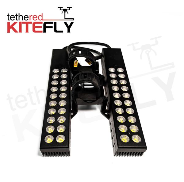 Quality Tethered Dual Row Drone Uav Lighting Strip 20000lm With Sufficient Heat for sale