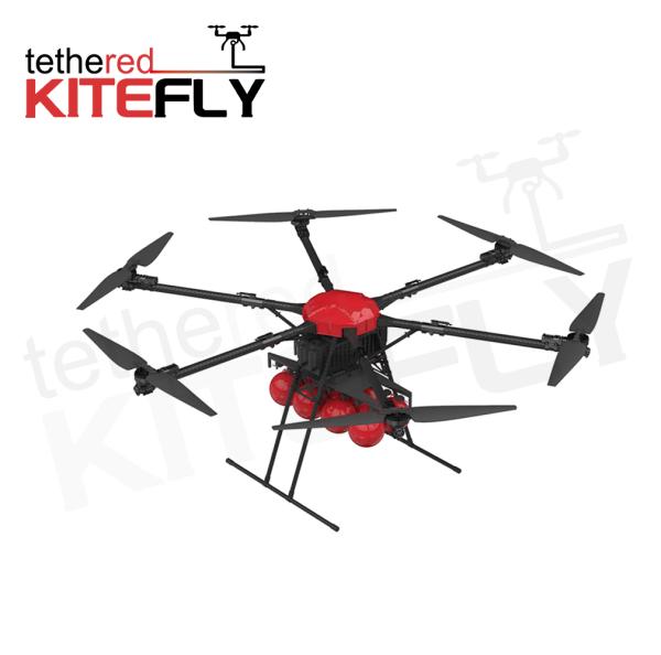 Quality General Purpose Tethered Aircraft Six Rotor Drone Long Flight Endurance W60 for sale