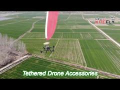 Tethered Drone Wind Turbine Lightning Protection Resistance Detection Device