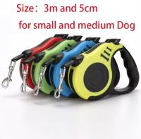 Quality Personalized Retractable Dog Leads Nylon Extendable Dog Leashes For Dog Vest for sale