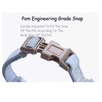 China Dog Collar Harness And Leash Set Reflective Adjustable Cat Harness And Leash Set for sale