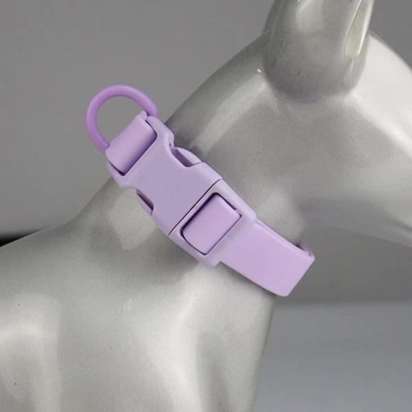 Quality Custom Logo Pet Collar PVC Dog Collar And Leash Set Waterproof for sale