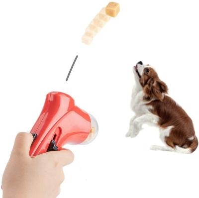 China Creative Pet Toys Mini Pet Snack Launcher Interactive Jump Training Tools for sale