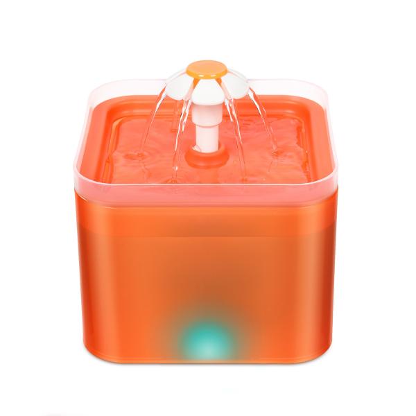 Quality 2L Pet Water Fountains Automatic Cat Drinking Water Fountains With LED for sale