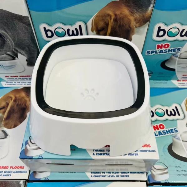 Quality PP Dog Drinking Water Bowl 2.4L Slow Drinking Dog Bowl Splash Proof for sale