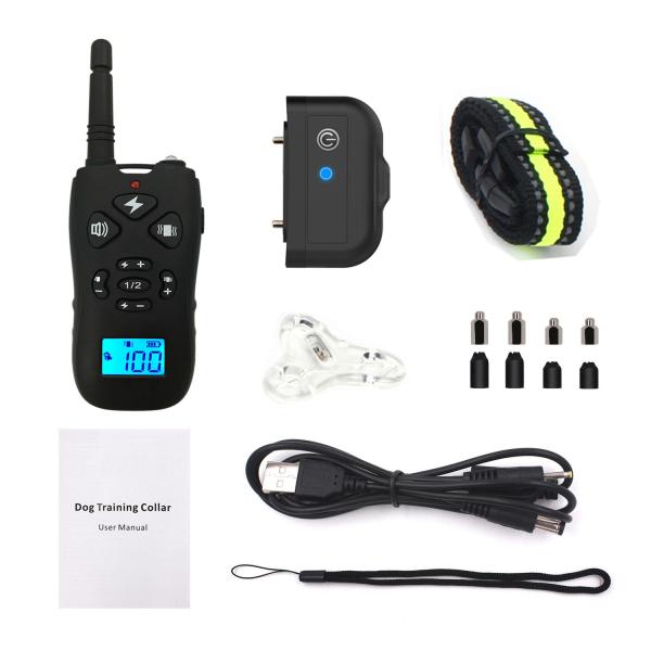 Quality Outdoor Remote Control Dog Training Collars Rechargeable Dog Bark Training for sale