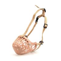 Quality Eco Friendly Plastic Dog Muzzle Cover Adjustable Dog Barking Mouth Cover for sale