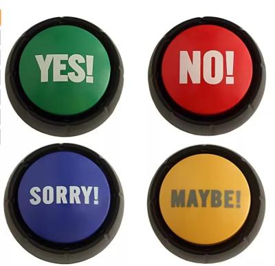 China Customized Dog Recordable Electronic Buttons Talking Buttons For Dogs for sale