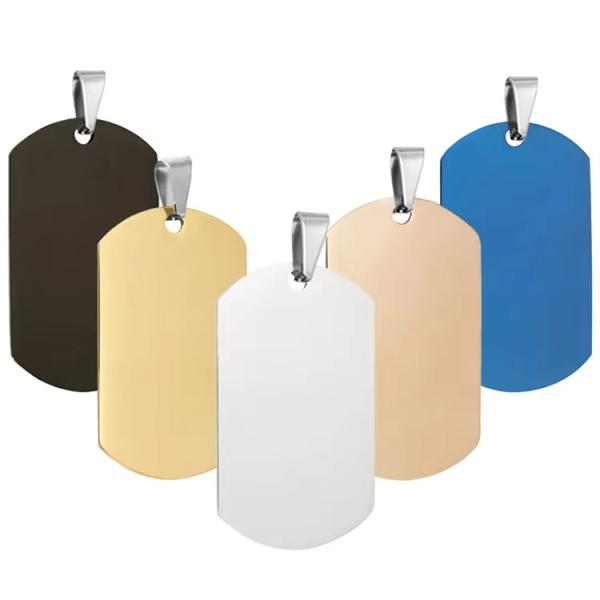 Quality Blank Stainless Steel Dog Tags Customized Engraved Dog Collar Tags for sale