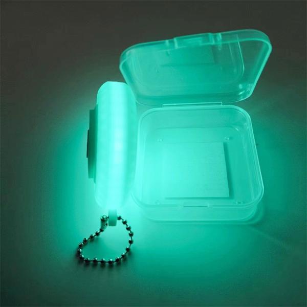 Quality Clip On LED Flashing Dog Tag Silicone Light Up Dog Collar Tag Green for sale