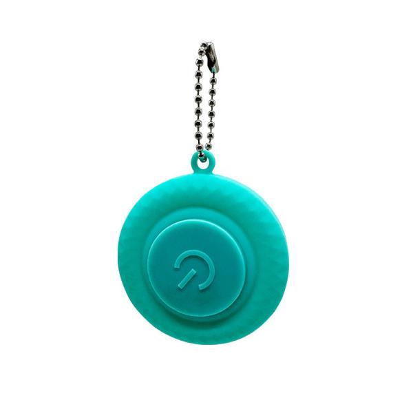 Quality Clip On LED Flashing Dog Tag Silicone Light Up Dog Collar Tag Green for sale